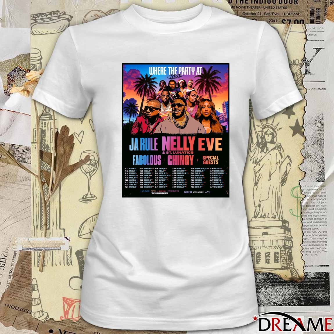 Official Where The Party At Tour 2025 Nelly Ja Rule Eve and St. Lunatics Fabolous Chingy Special ...