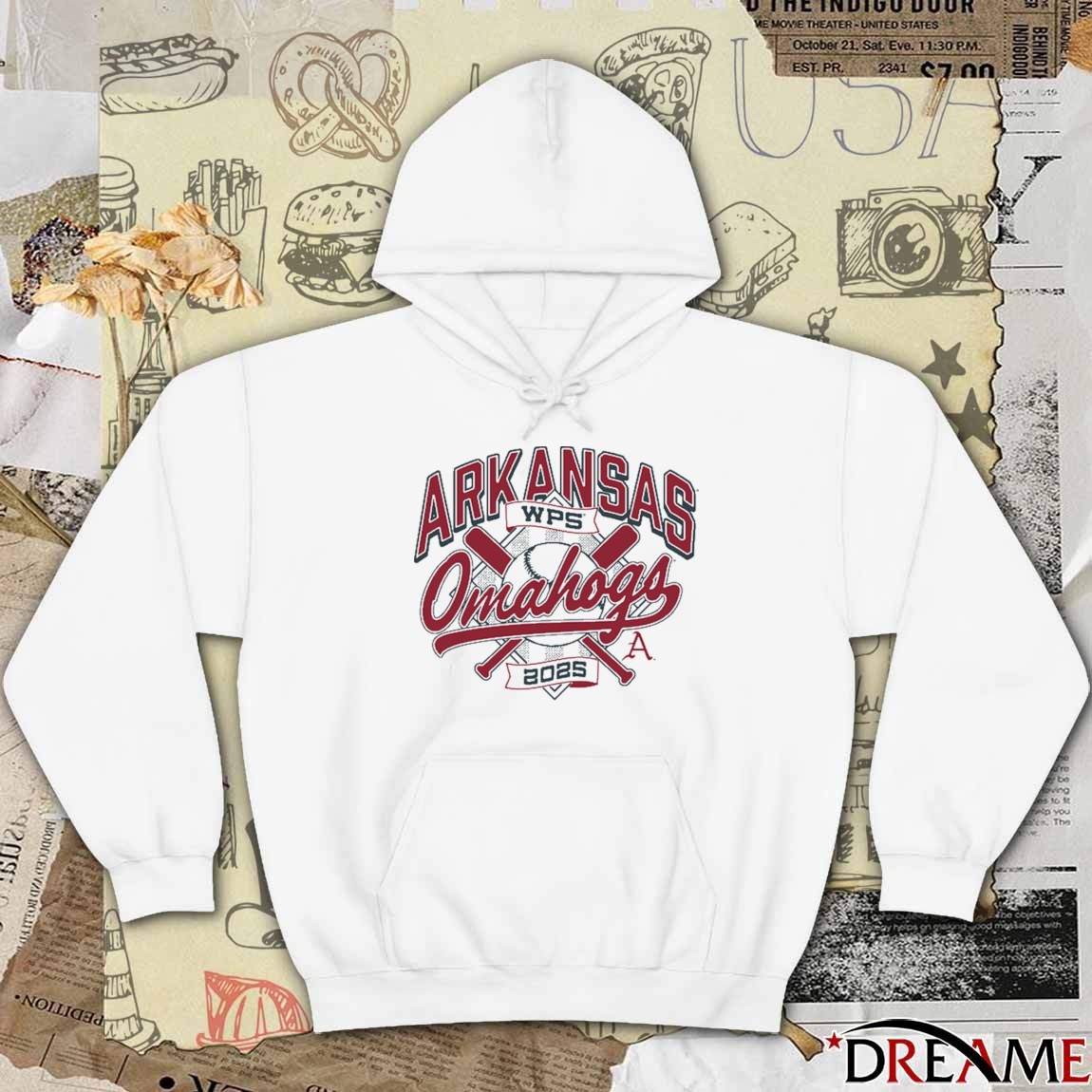 Official Arkansas Razorbacks Omahogs WPS 2025 Baseball Regional Omaha t ...