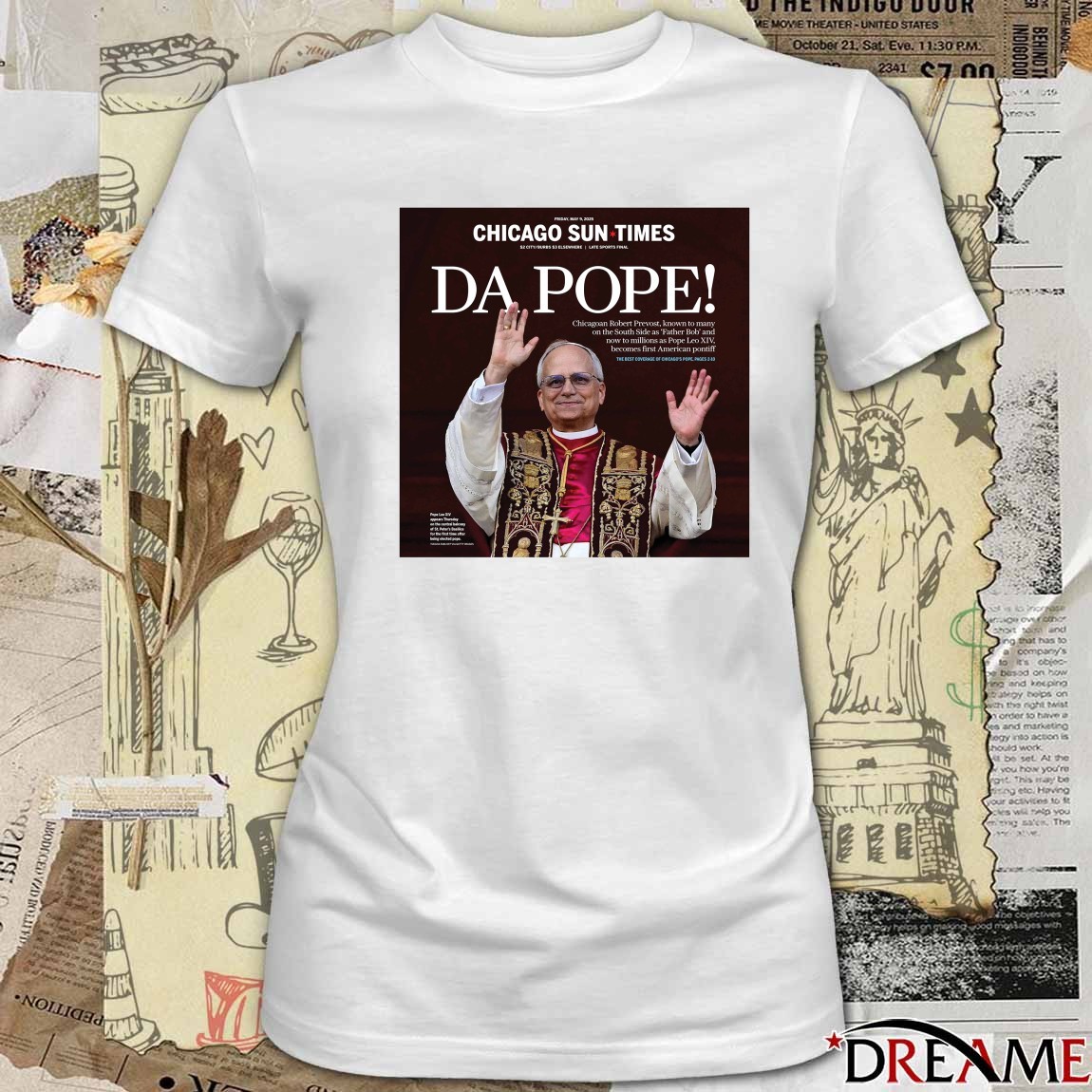 Official Chicago Sun Times Da Pope May 9 2025 Chicagoan Robert Prevost ...