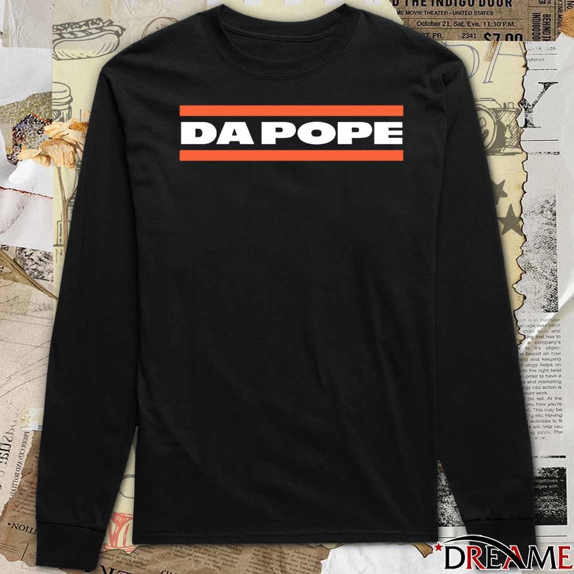 Official Da Pope x Chicago Cubs Baseball Pope Leo XIV t-shirt, hoodie ...