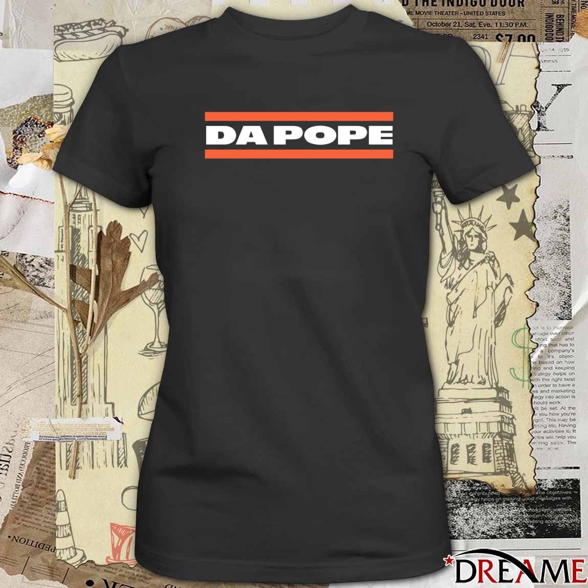 Official Da Pope x Chicago Cubs Baseball Pope Leo XIV t-shirt, hoodie ...