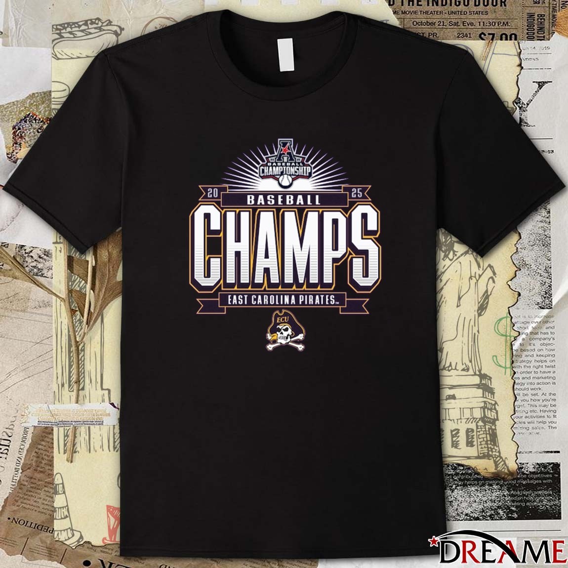 Official ECU East Carolina Pirates AAC Baseball Tournament Champions ...