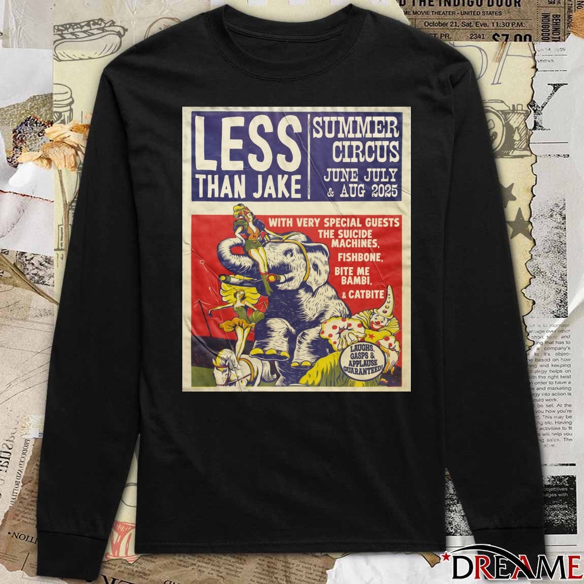 Official Less Than Jake Summer Circus June July And August 2025 With ...