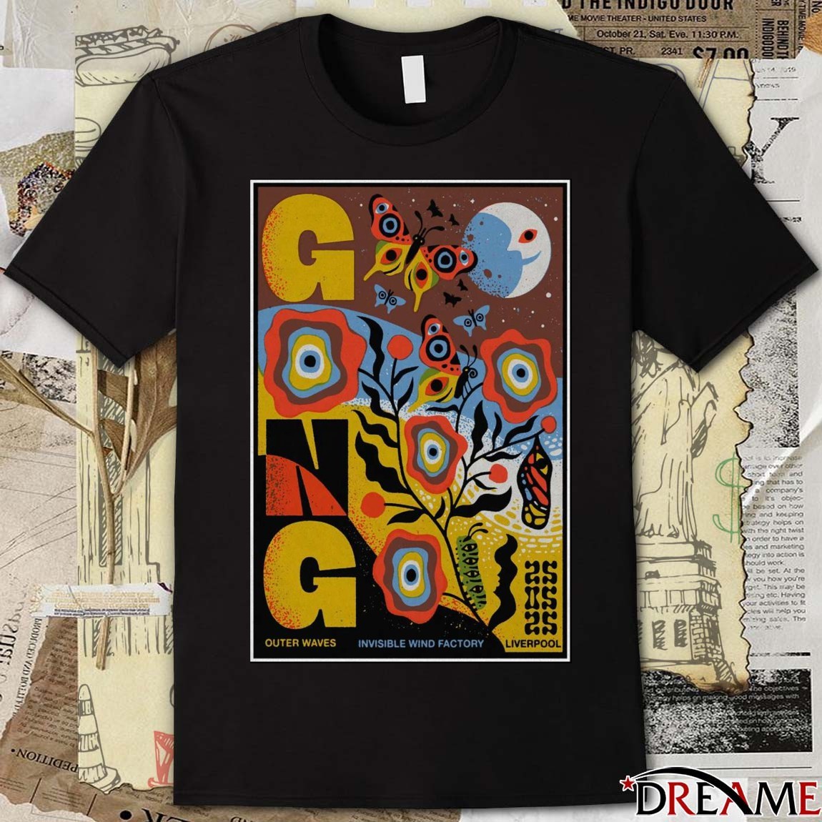 Official Poster Gong Band Outer Waves May 25 2025 Invisible Wind ...