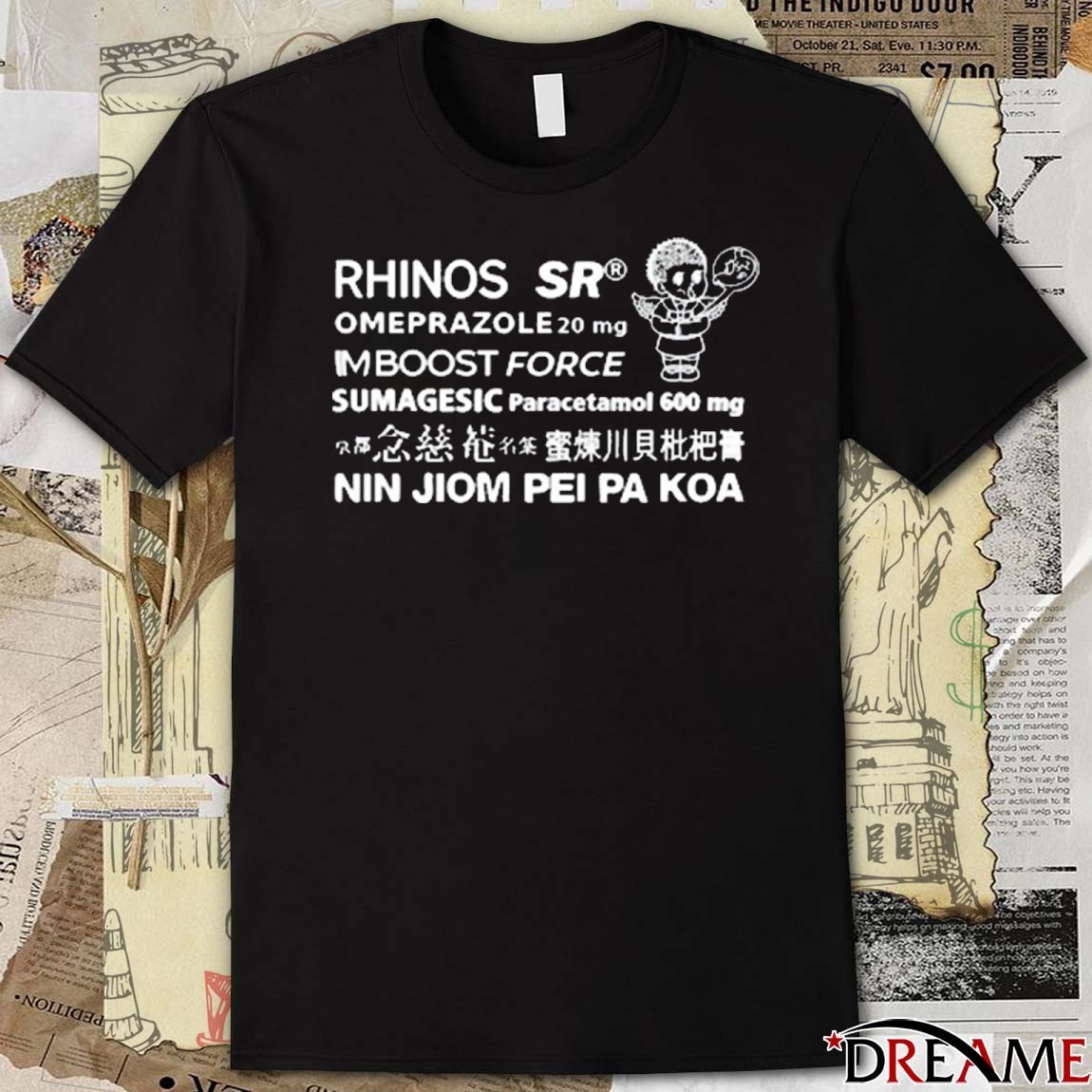 Official Rhinos Sr Omeprazole 20 Mg Imboost Force Sumagesic Paracetamol ...