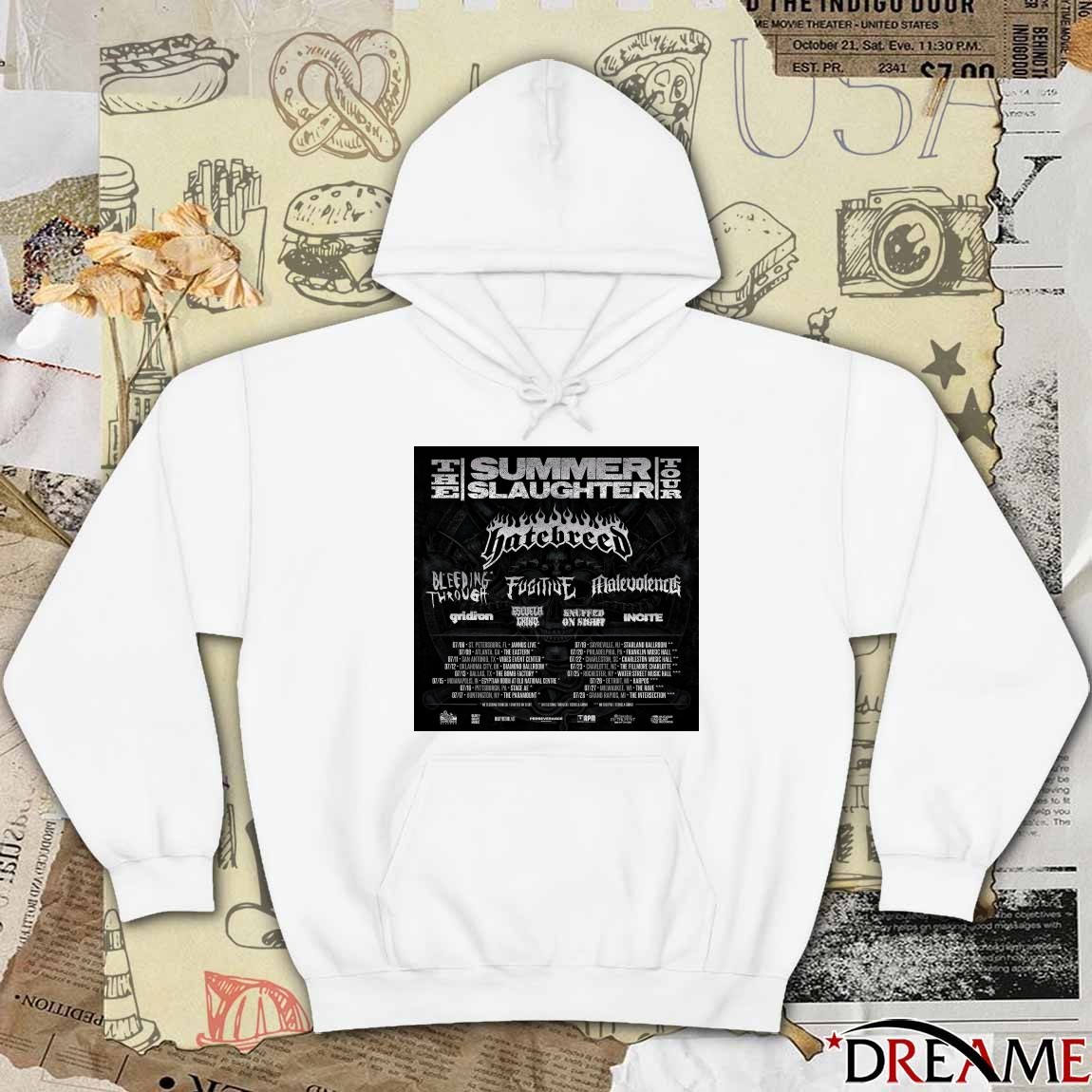 Official The Summer Slaughter 2025 Hatebreed Bleeding Through Fugitive ...