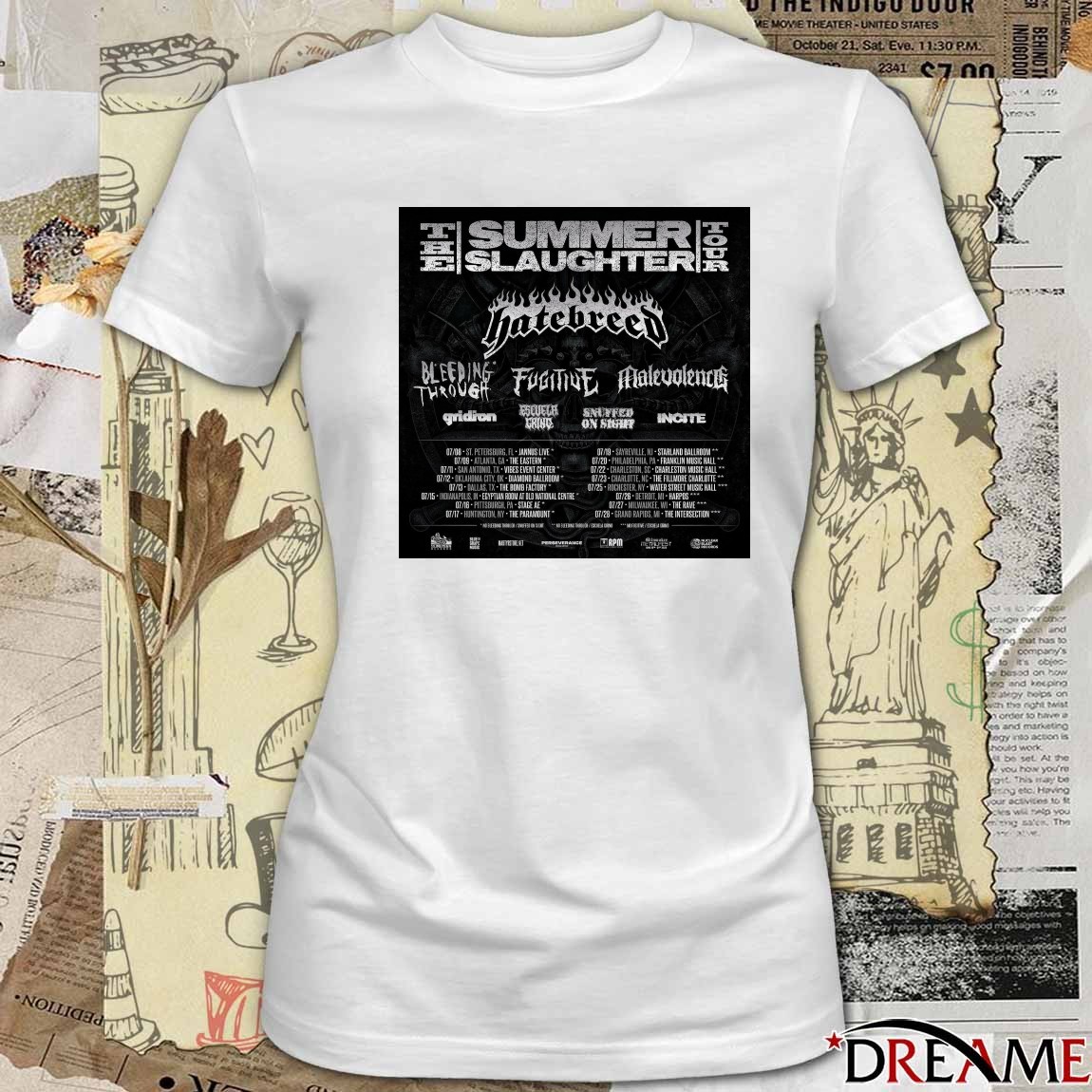 Official The Summer Slaughter 2025 Hatebreed Bleeding Through Fugitive ...