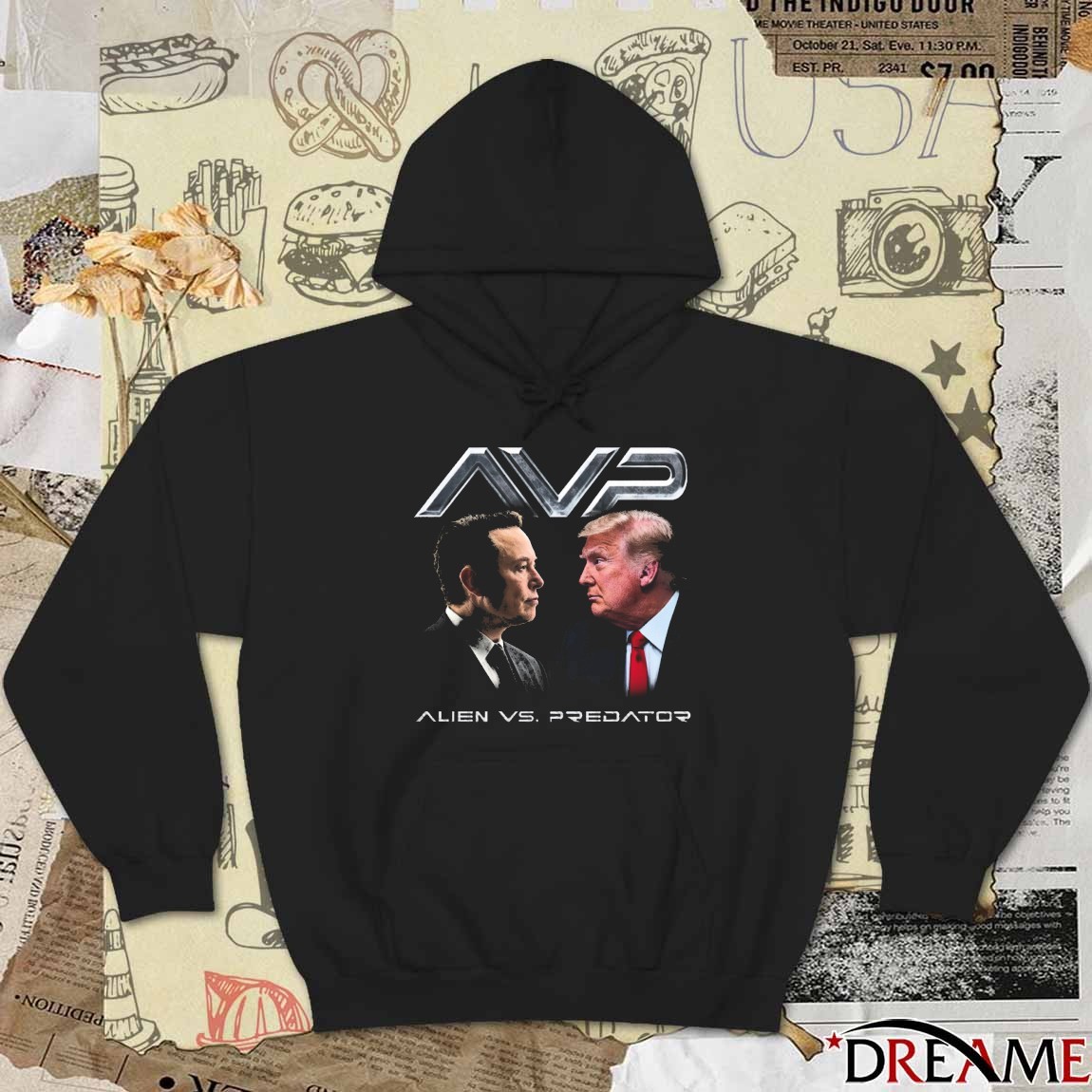 Official Alien vs Predator Donald Trump And Elon Musk That Go Hard t ...
