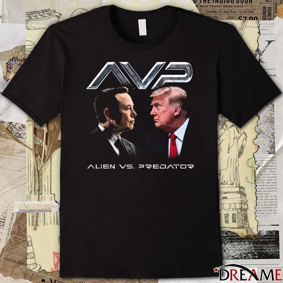 Official Alien vs Predator Donald Trump And Elon Musk That Go Hard t ...