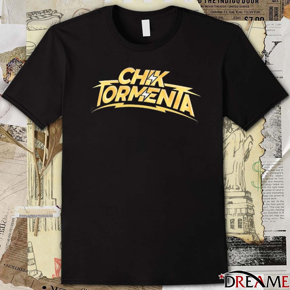 Official Chik Tormenta Lucha Libre AAA Worldwide Logo WWE 2025 t-shirt ...