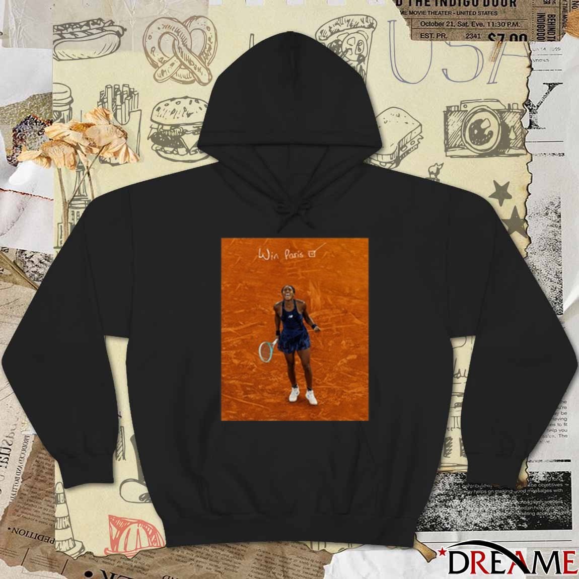 Official Coco Gauff Win Paris French Open 2025 t-shirt, hoodie, sweater ...