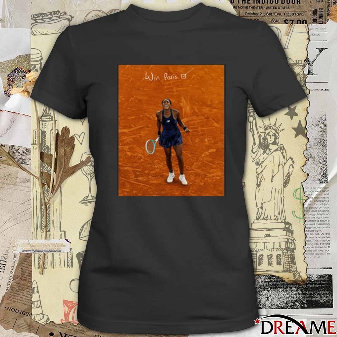 Official Coco Gauff Win Paris French Open 2025 t-shirt, hoodie, sweater ...
