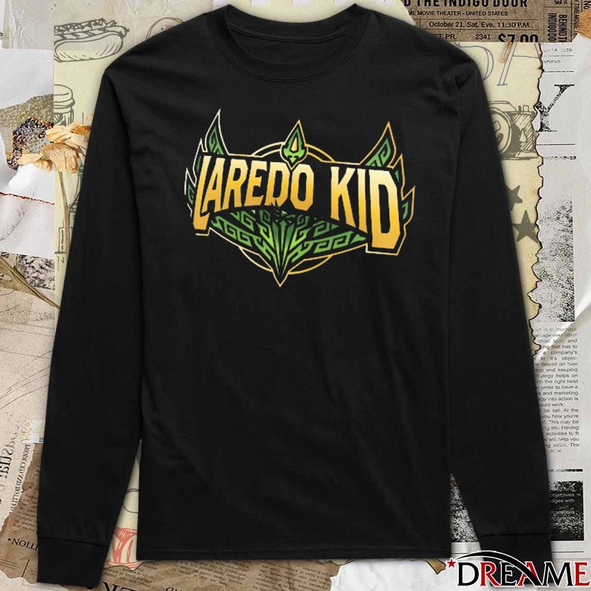 Official Laredo Kid Lucha Libre AAA Worldwide Superstar Logo WWE 2025 t ...