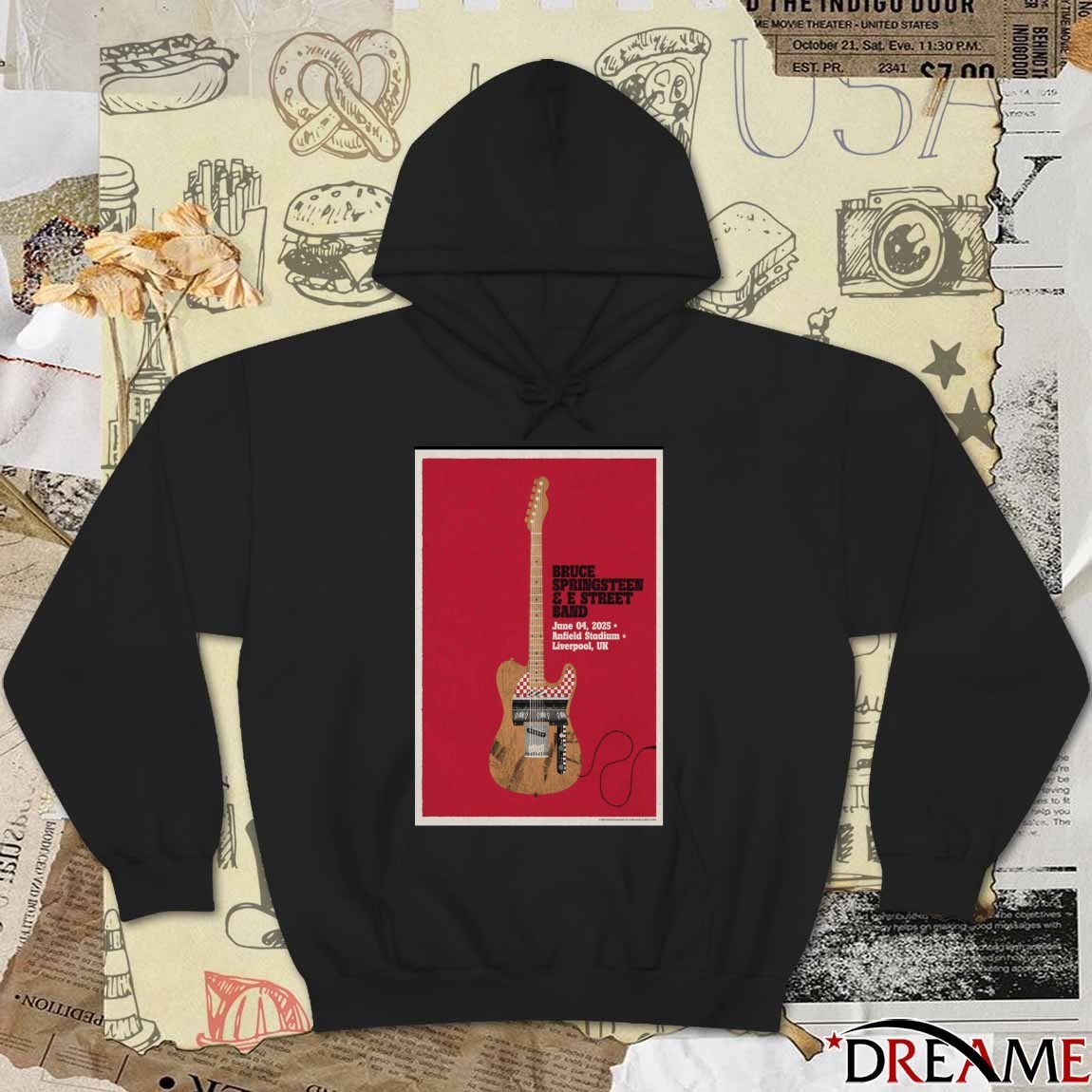 Official Poster Bruce Springsteen & E Street Band June 04 2025 Anfield ...