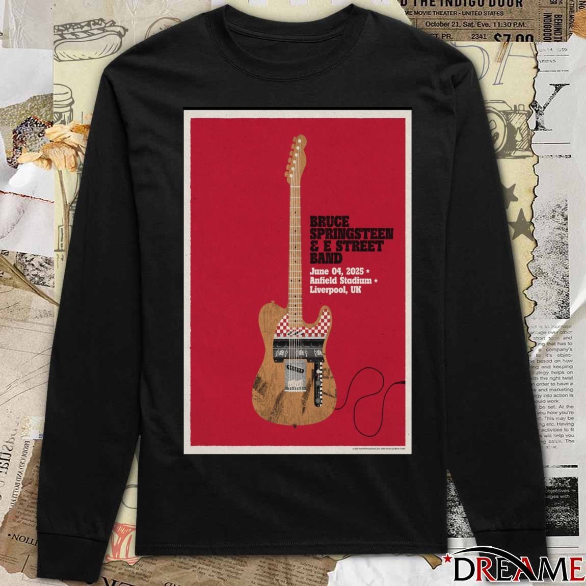 Official Poster Bruce Springsteen & E Street Band June 04 2025 Anfield ...