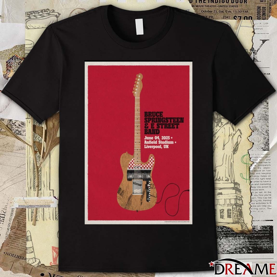 Official Poster Bruce Springsteen & E Street Band June 04 2025 Anfield ...