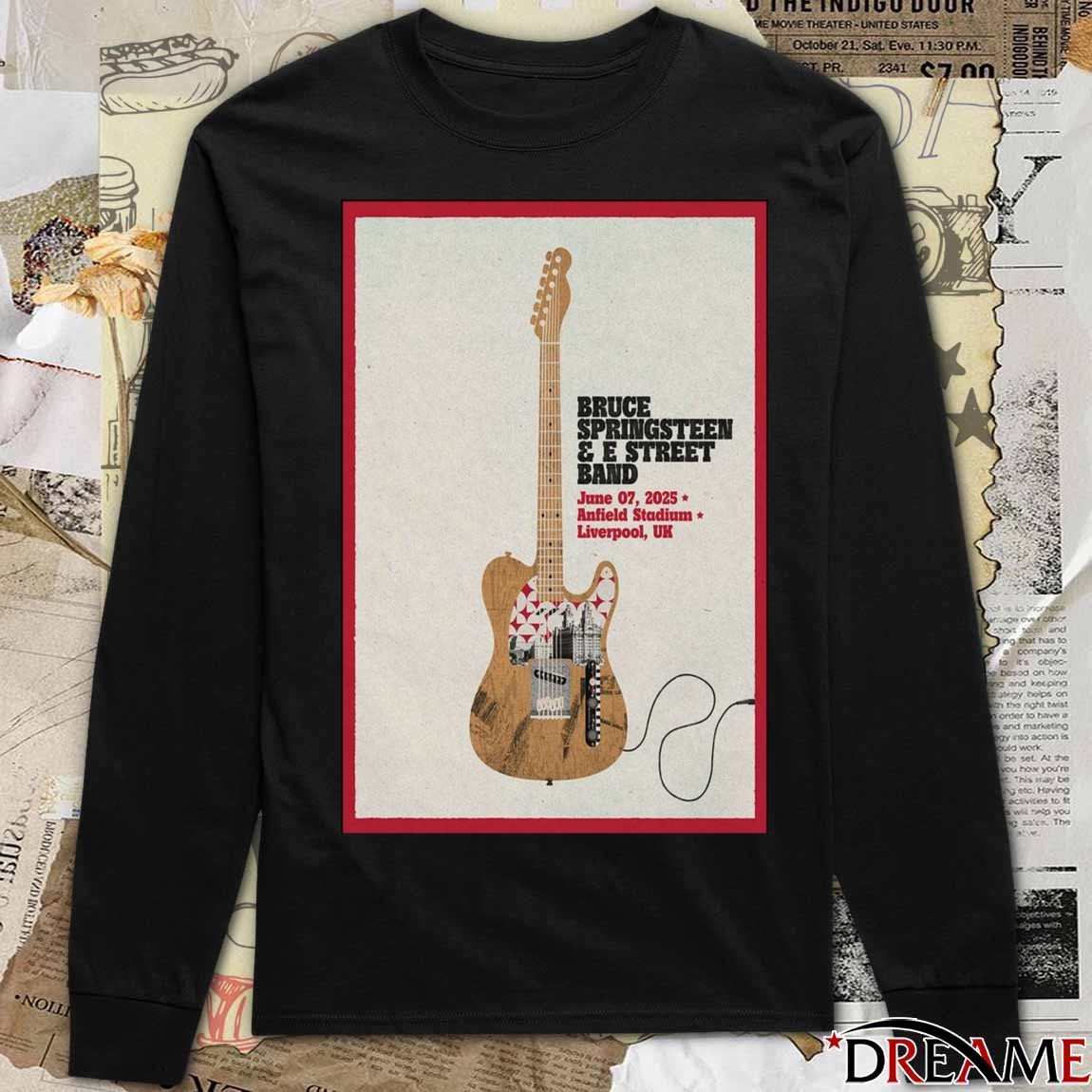 Official Poster Bruce Springsteen & E Street Band June 07 2025 Anfield ...