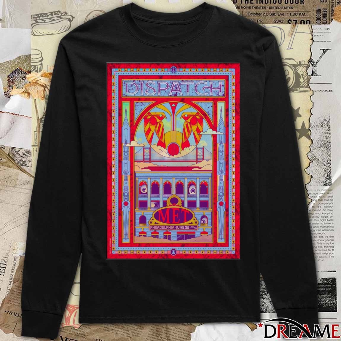 Official Poster Dispatch June 28 2025 In Philadelphia PA t-shirt ...