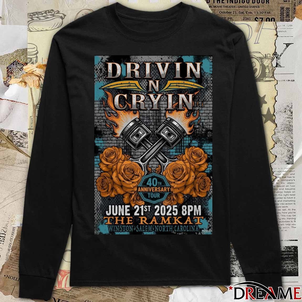 Official Poster Drivin N Cryin 40th Anniversary Tour June 21 2025 The ...