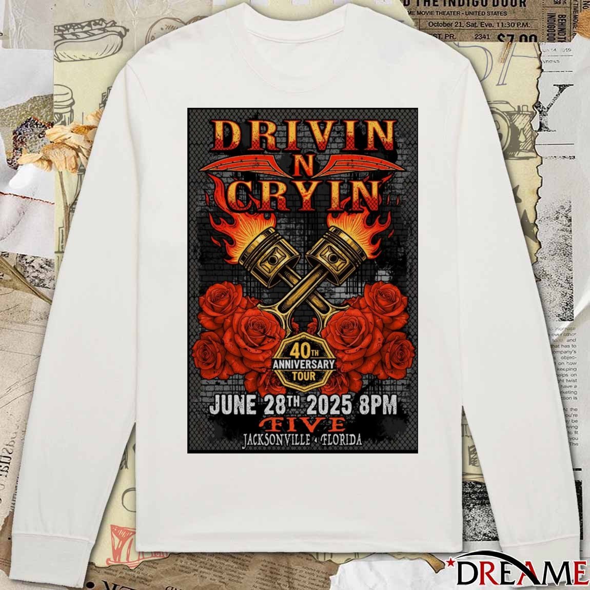 Official Poster Drivin N Cryin 40th Anniversary Tour St. Jacksonville ...