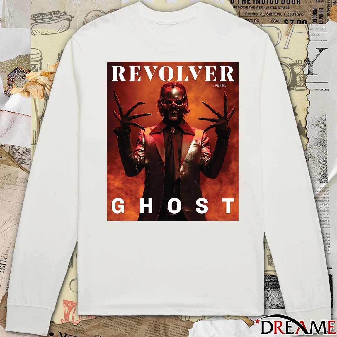 Official Revolver Magazine Ghost New Summer 2025 Issue Poster t-shirt ...