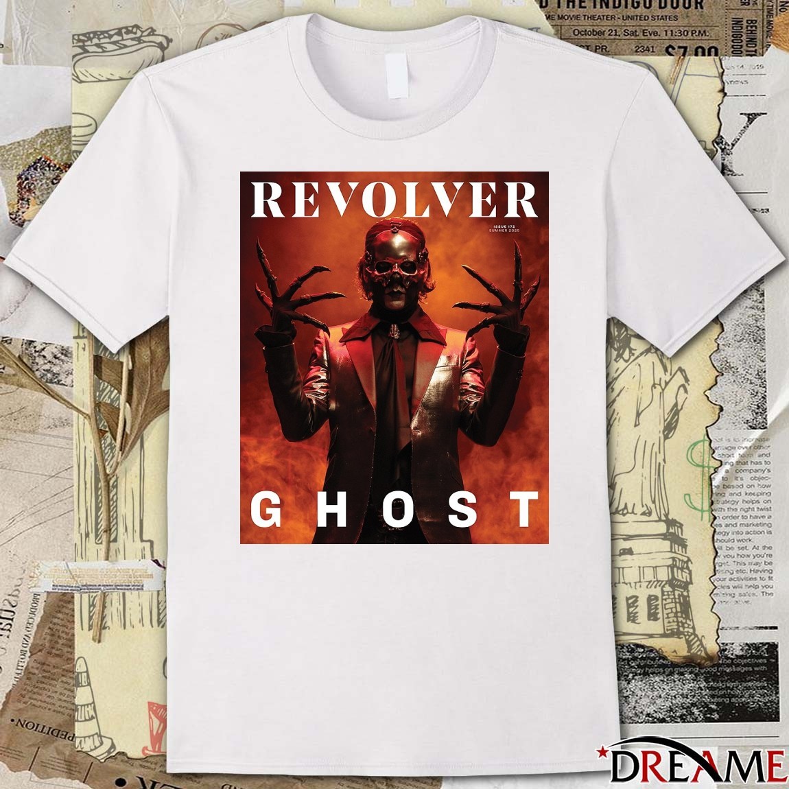 Official Revolver Magazine Ghost New Summer 2025 Issue Poster t-shirt ...