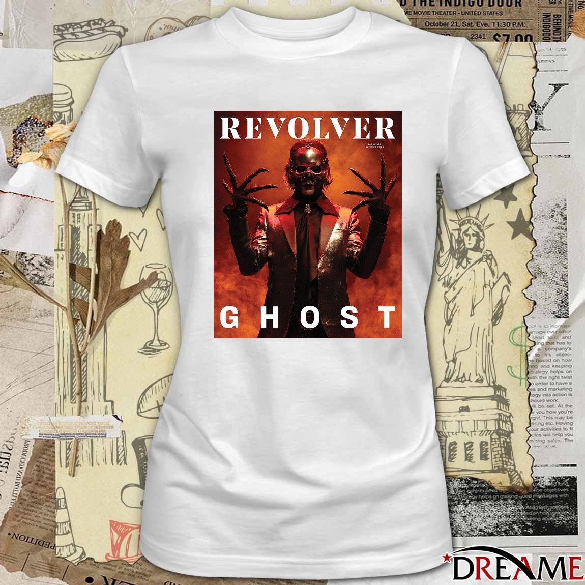 Official Revolver Magazine Ghost New Summer 2025 Issue Poster t-shirt ...