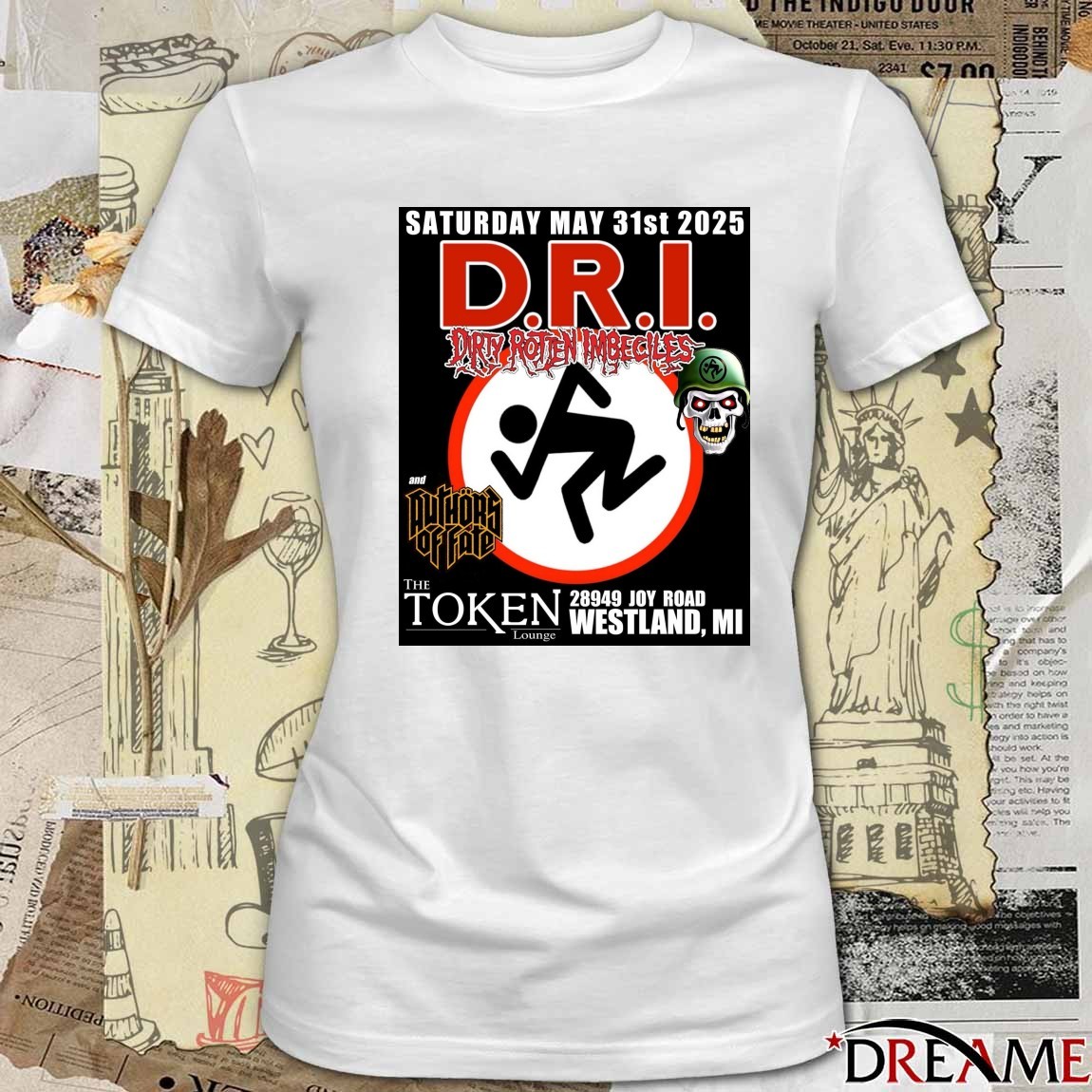 Official Saturday May 31st 2025 D.R.I The Token Lounge Sat May 31 2025 ...