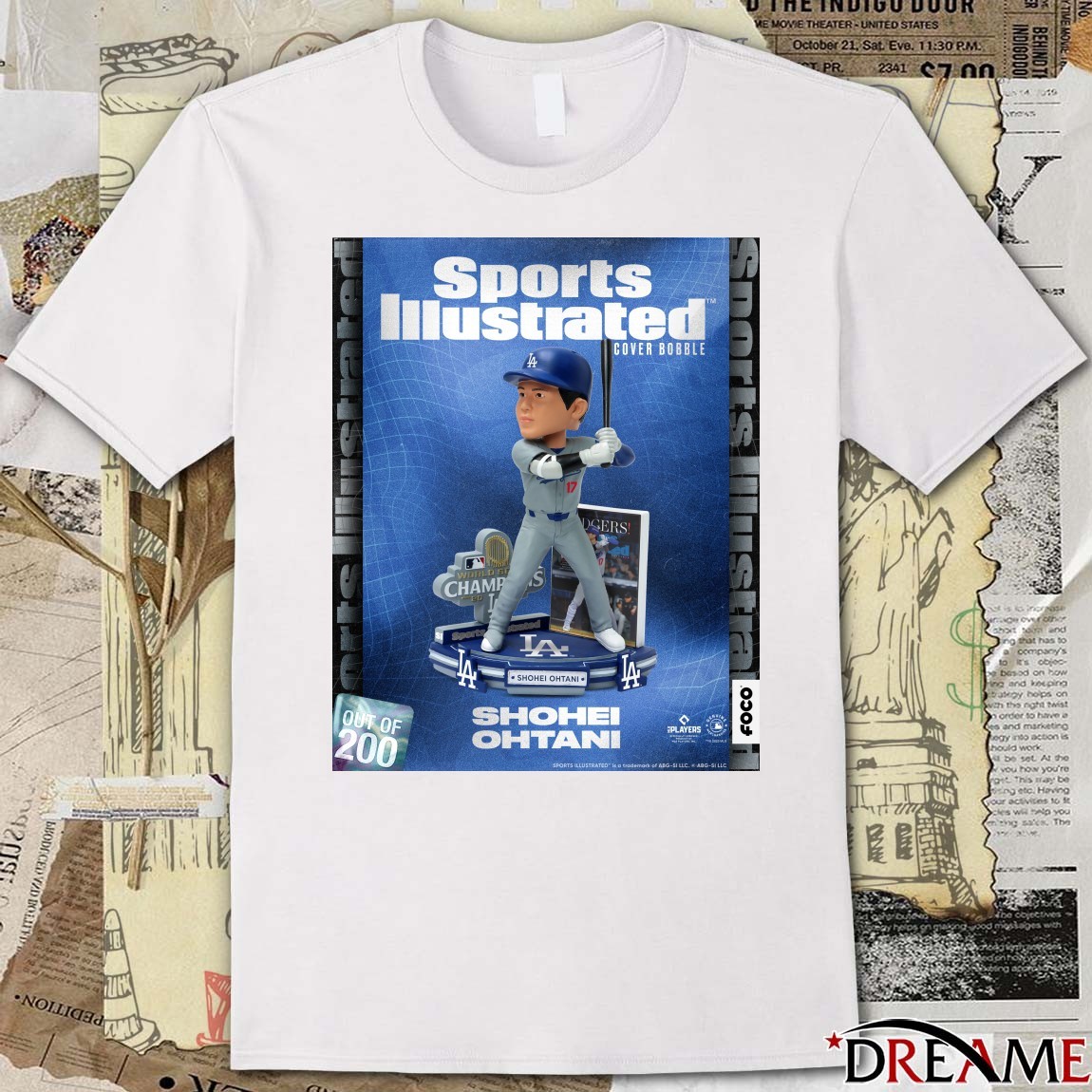 Official Sports Illustrated Cover Bobble Shohei Ohtani World Champ ...