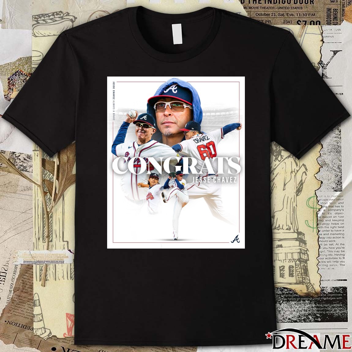 Official Atlanta Braves Congratulations Jesse Chavez Always A Brave ...