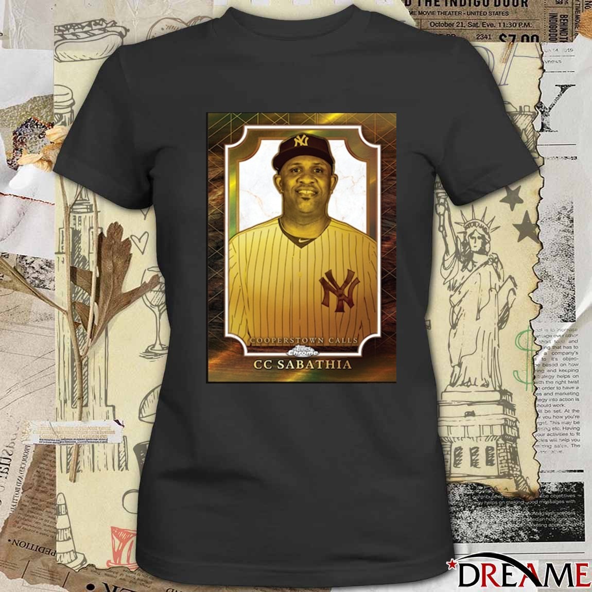 Official CC Sabathia New York Yankees 2025 MLB Hall of Fame Cooperstown ...