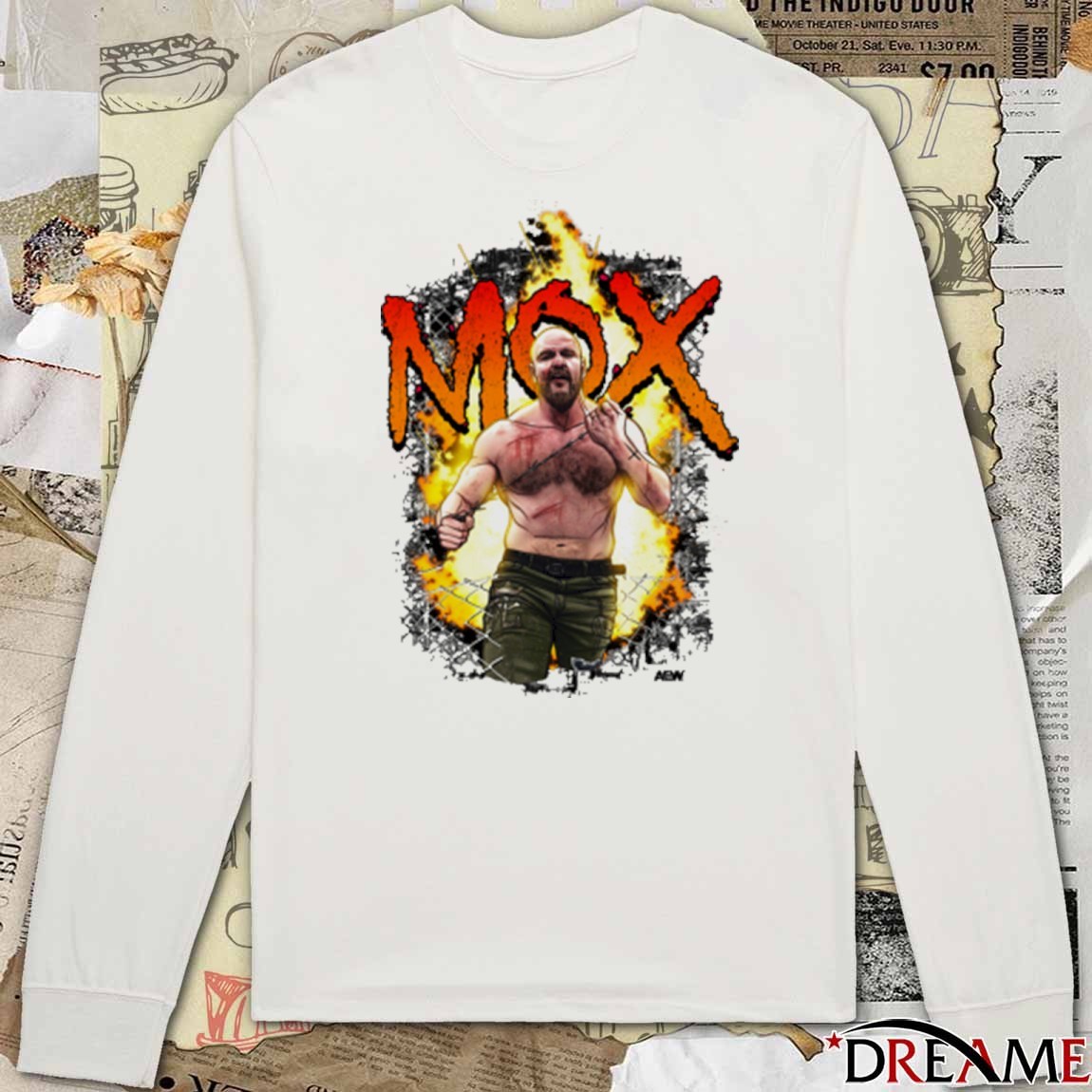 Official Jon Moxley Graphic Series AEW Pro Wrestling 2025 t-shirt ...