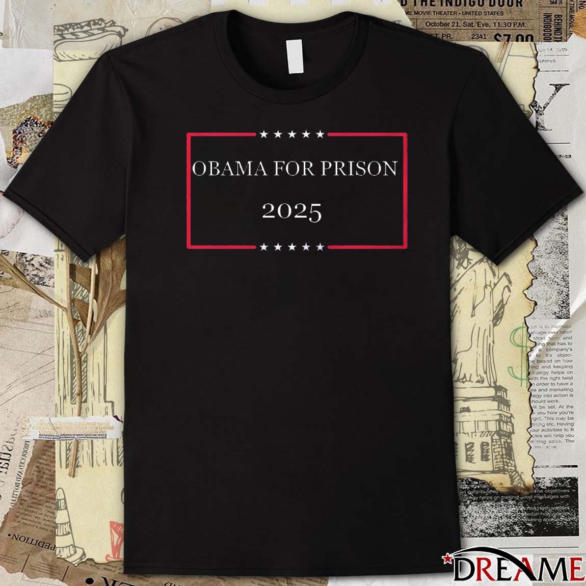 Official Obama For Prison 2025 US President Barack Obama t-shirt ...
