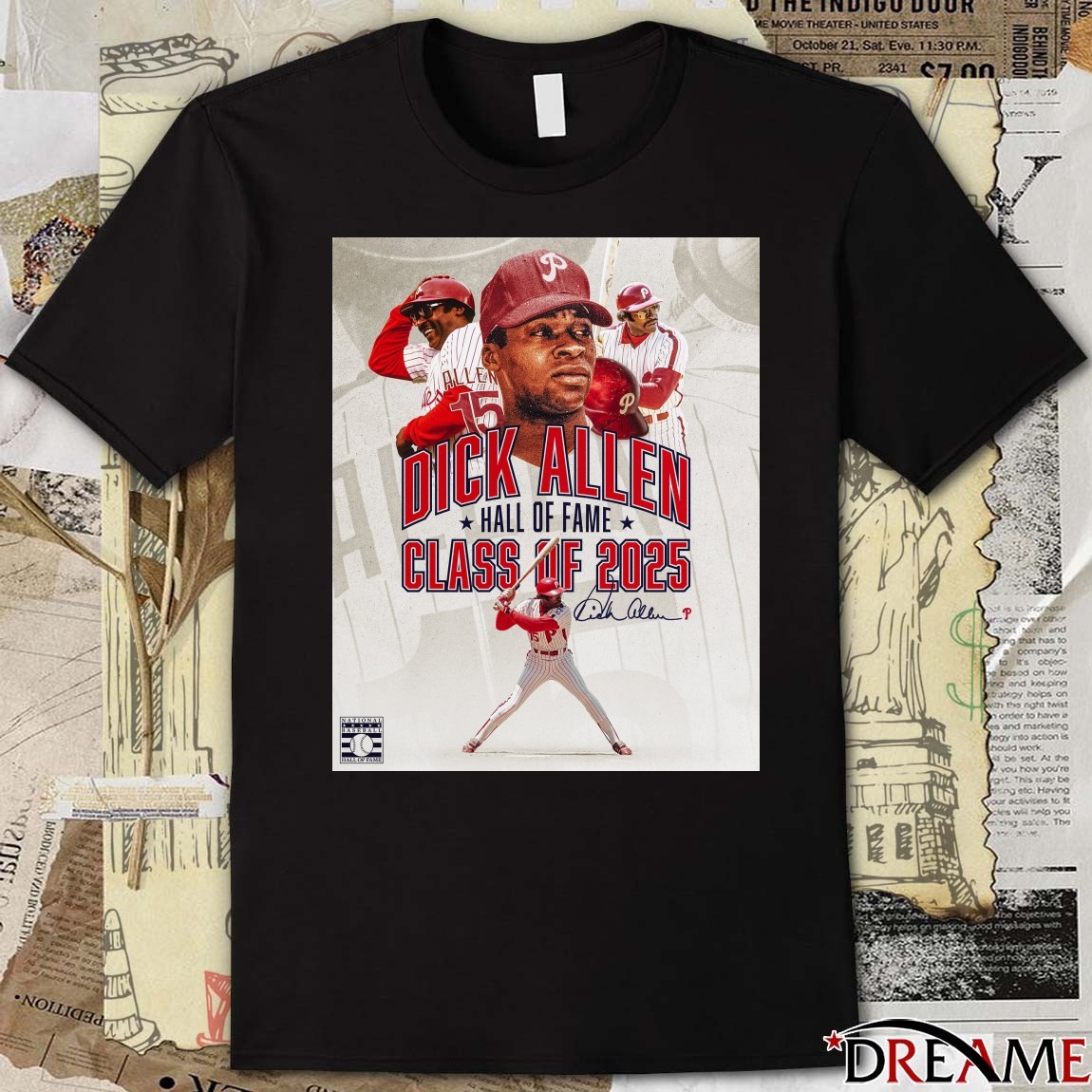 Official Philadelphia Phillies Dick Allen National Baseball Hall Of ...