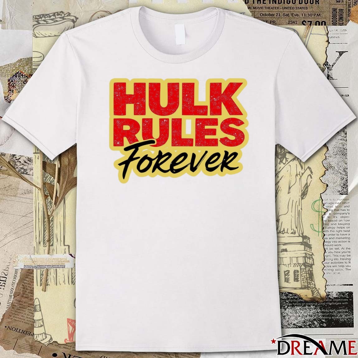 Official RIP Hulk Hogan WWE Hulk Rules Forever Hulkamania Forever t ...