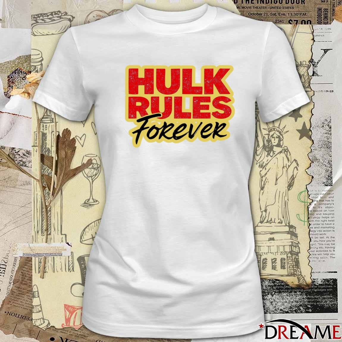 Official RIP Hulk Hogan WWE Hulk Rules Forever Hulkamania Forever t ...