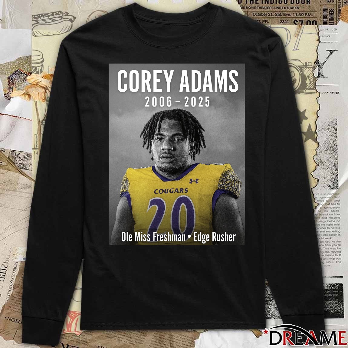 Official Rest In Peace 4 Shot One Dead Corey Adams Ole Miss Freshman ...