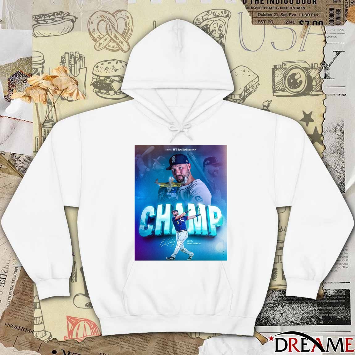 Official Seattle Mariners Cal Raleigh Champ T-Mobile MLB Home Run Derby ...