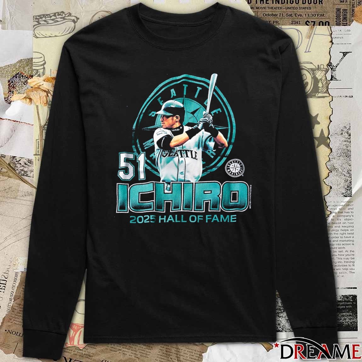 Official Ichiro Suzuki 2025 Hall Of Fame Induction Number 51 Seattle ...