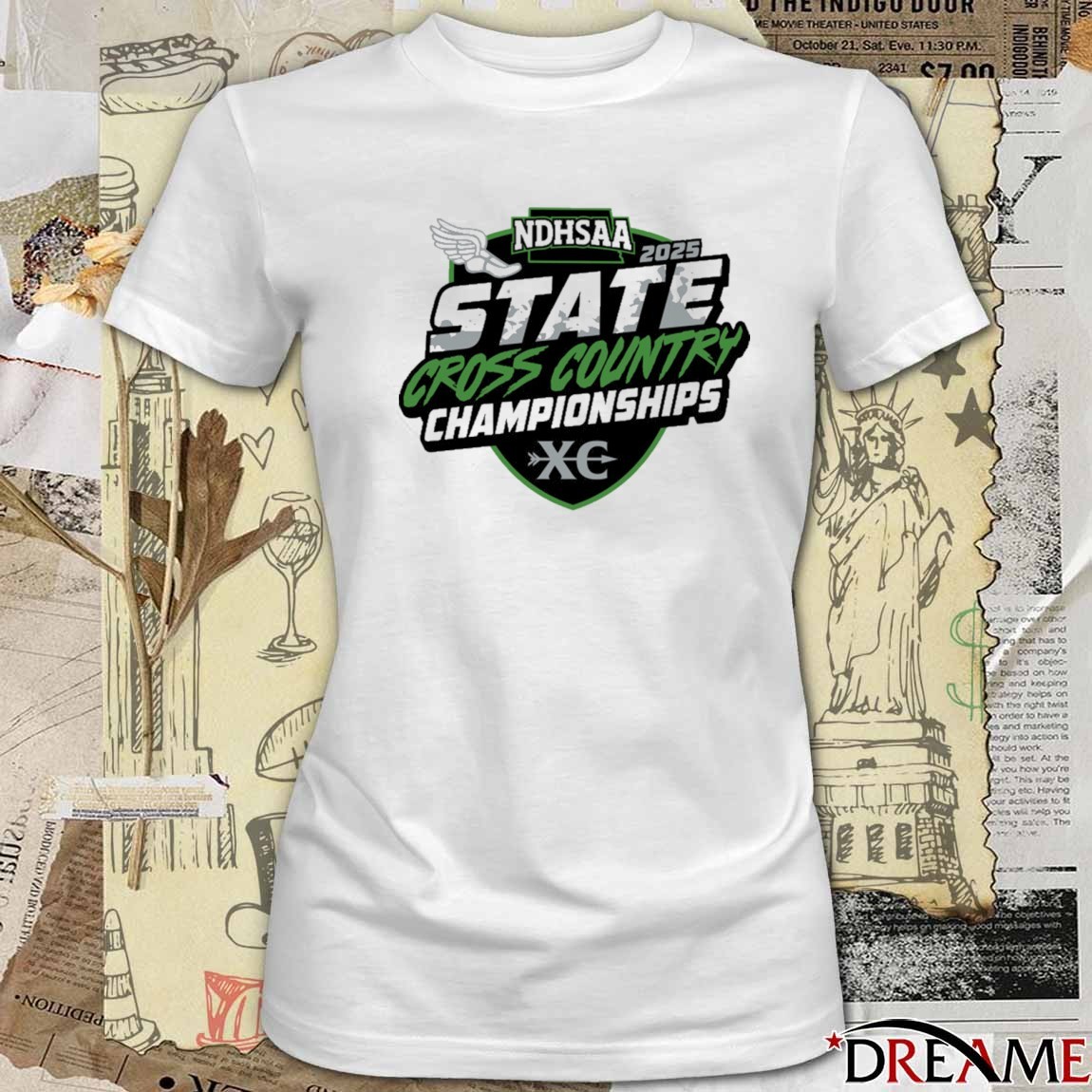 Official NDHSAA State Cross Country Championships State Meet Logo 2025 ...