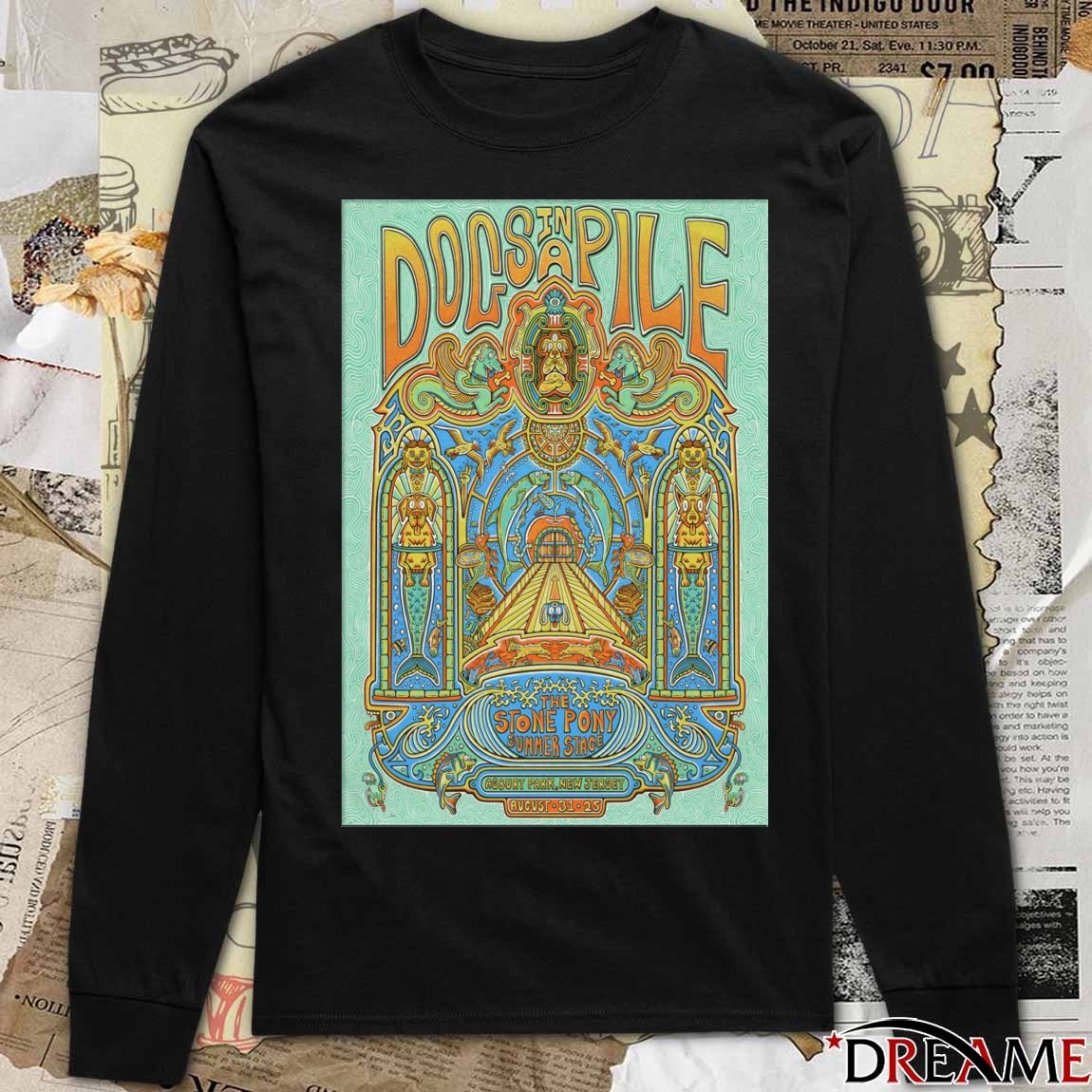 Official Poster Dogs In A Pile Stone Pony Summer Stage in Asbury Park ...