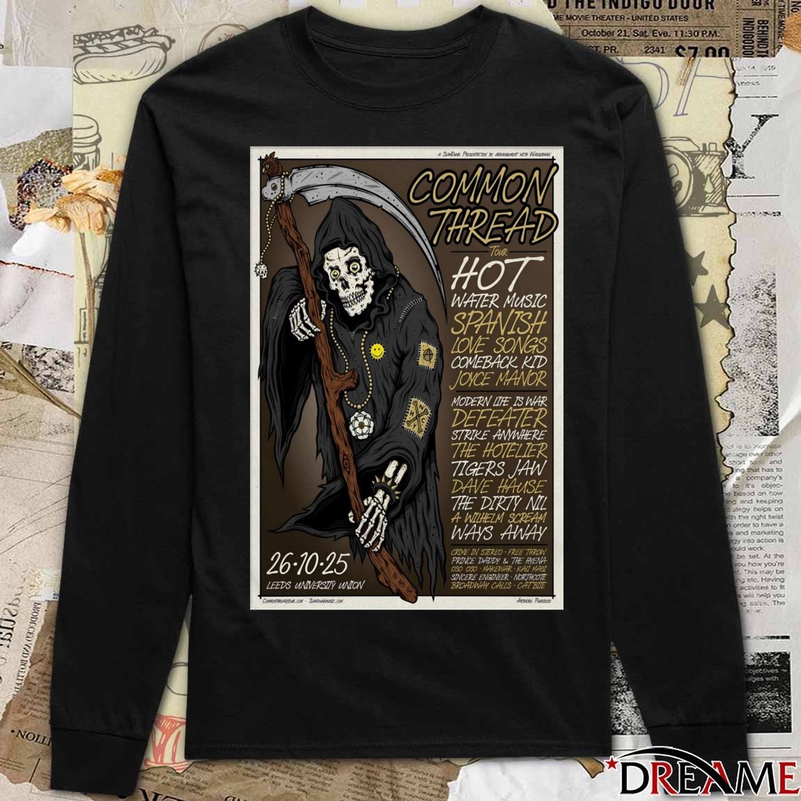 Official Poster The Common Thread Tour October 26 2025 Leeds University ...