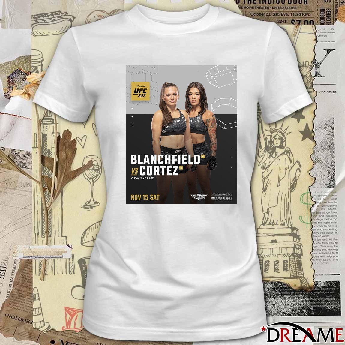 Official UFC 322 Erin Blanchfield Vs Tracy Cortez Flyweight Bout ...