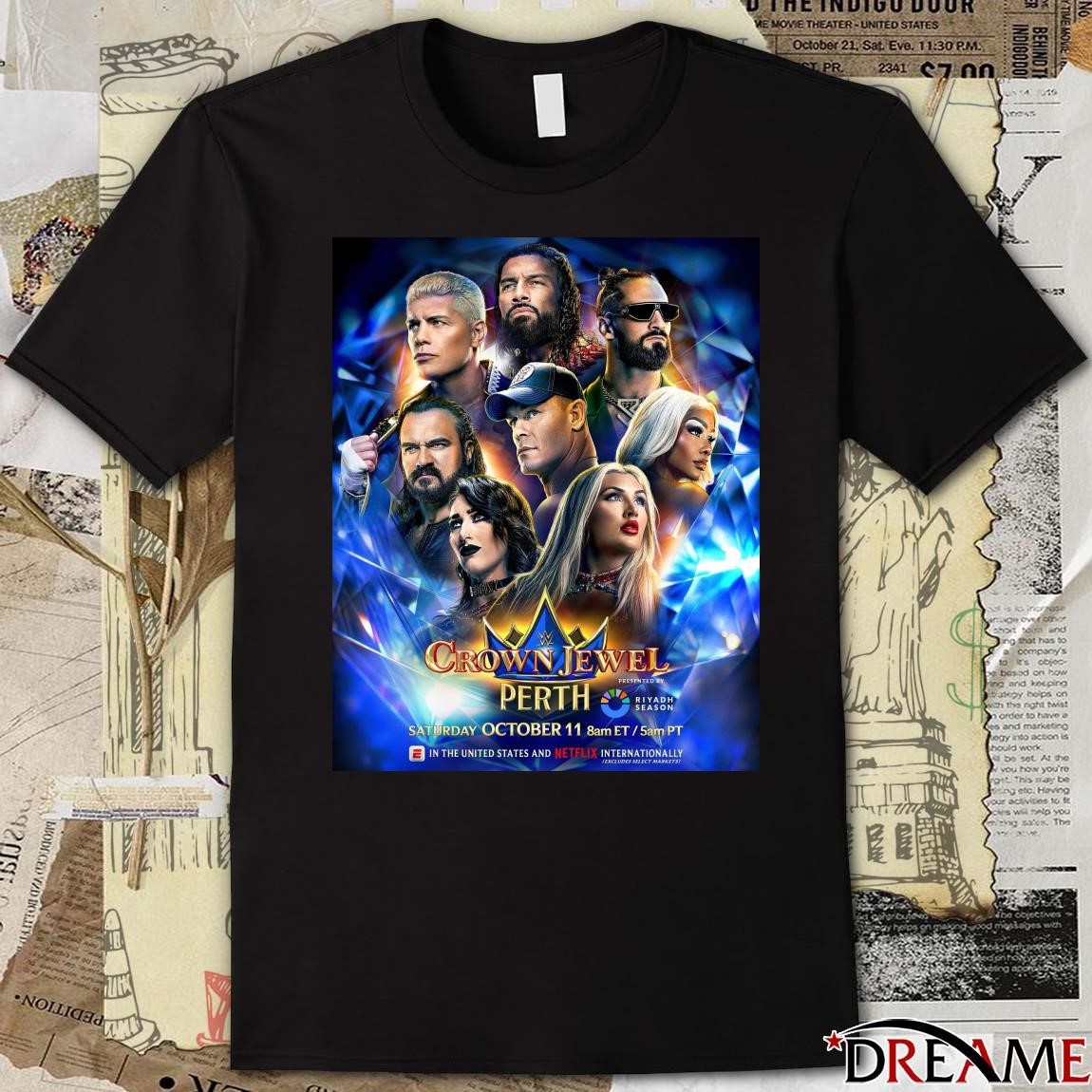 Official WWE Crown Jewel Perth Saturday October 11 2025 RAC Arena in Perth, Western Australia ...