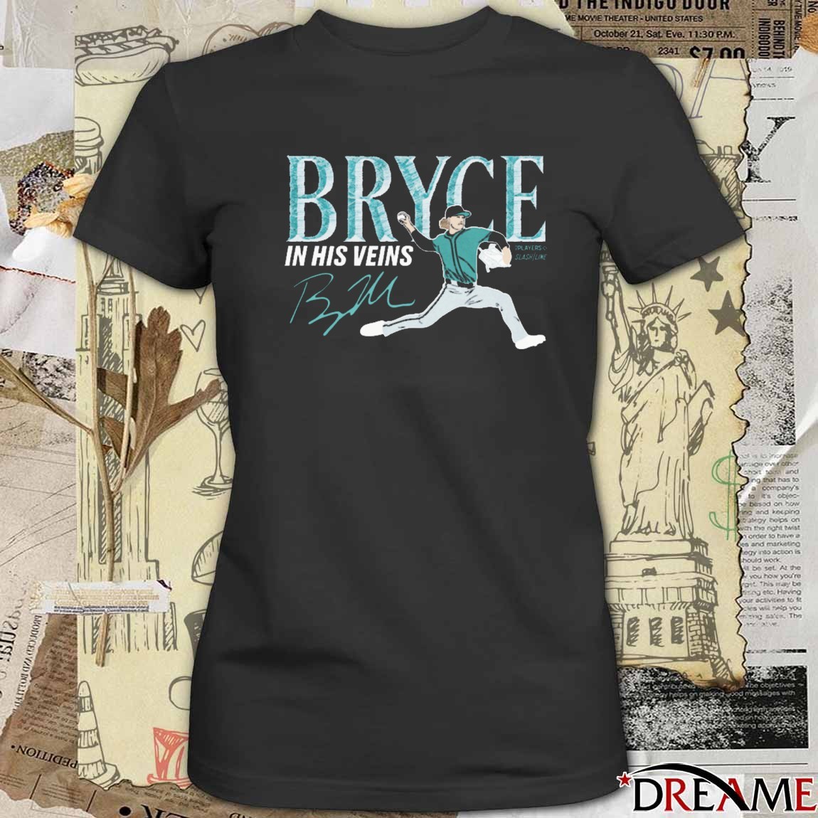Official Bryce in his Veins Bryce Miller Seattle Mariners MLB Slash ...