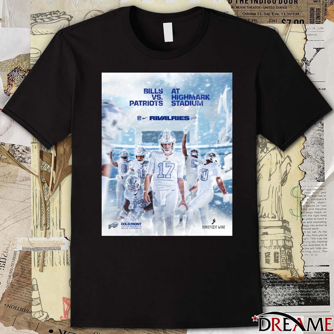 Official Buffalo Bills Vs New England Patriots At Highmark Stadium Cold ...