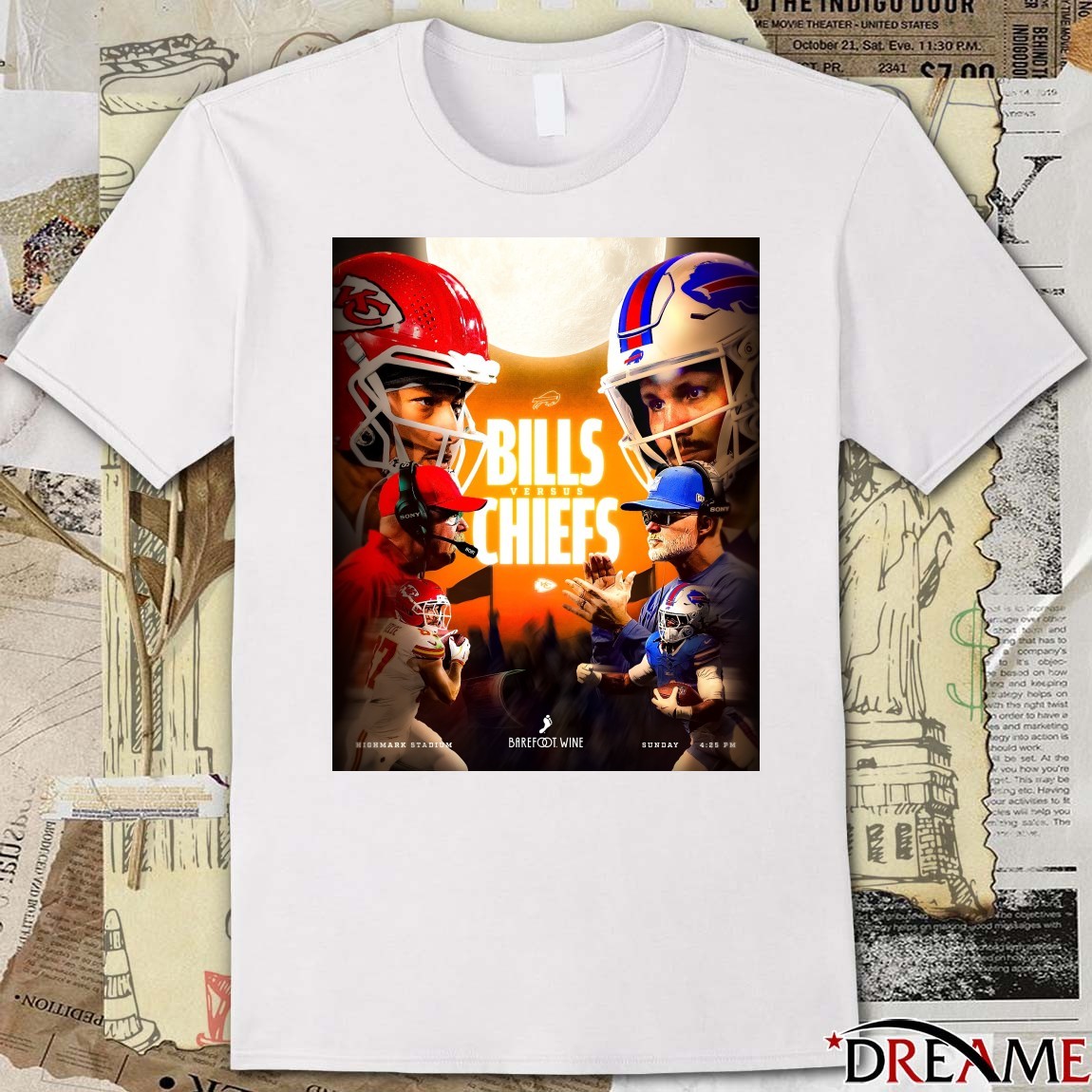 Official Buffalo Bills Vs Kansas City Chiefs NFL Game Matchup Of The ...