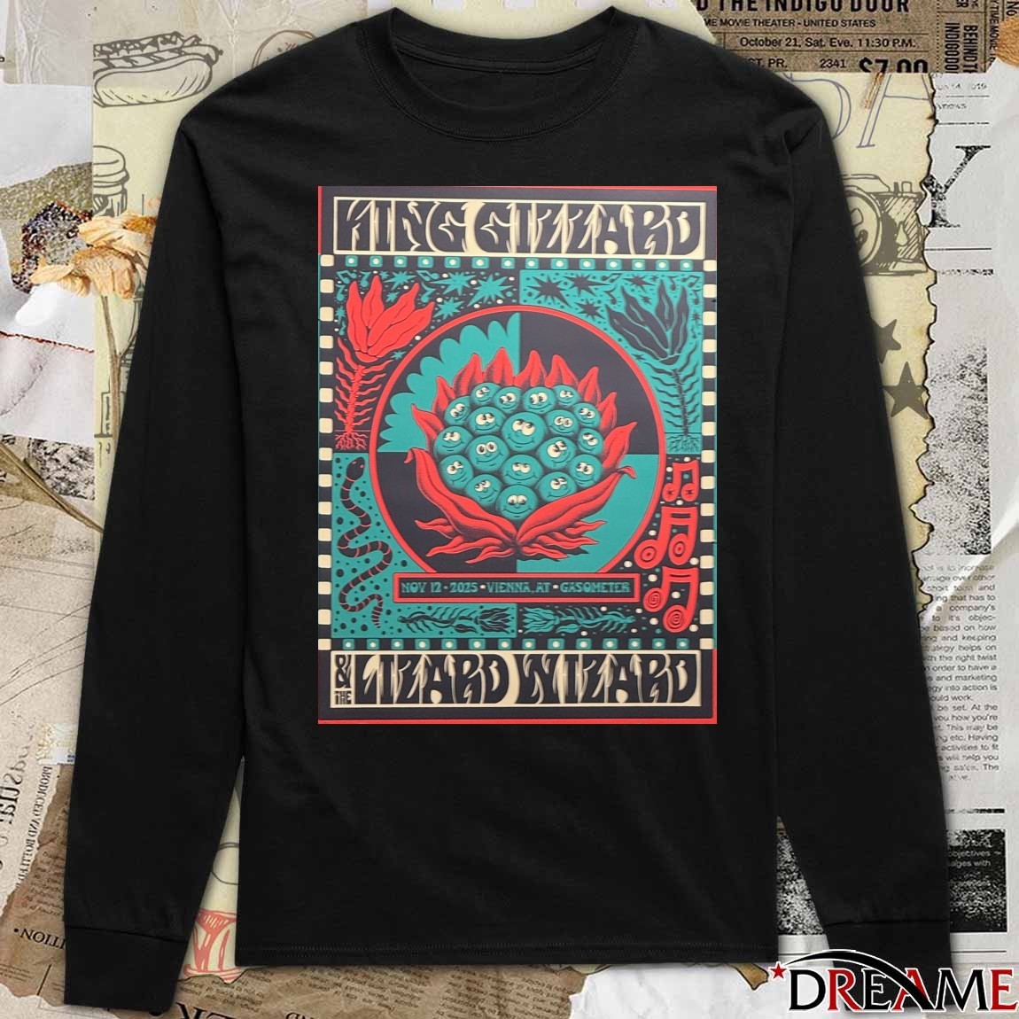 Official Poster King Gizzard And The Lizard Wizard Vienna Tour On ...
