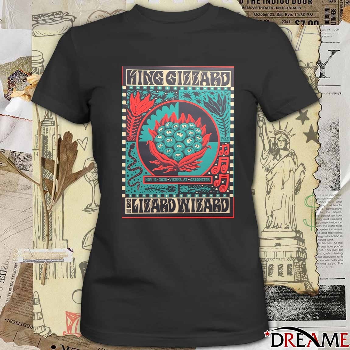 Official Poster King Gizzard And The Lizard Wizard Vienna Tour On ...