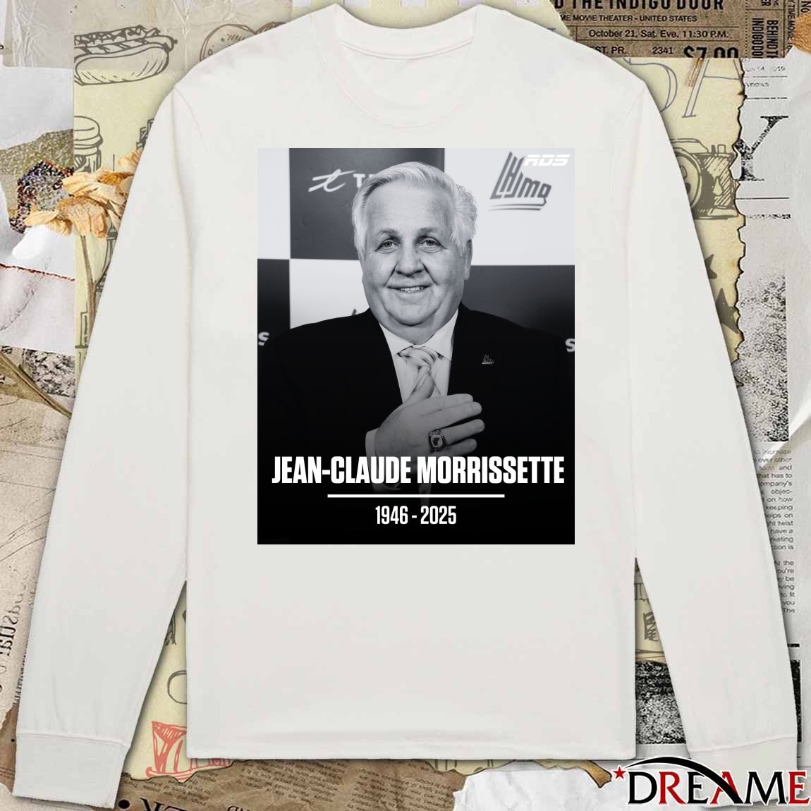 Official Rest In Peace Jean-Claude Morrissette 1946 - 2025 RDS Poster t ...